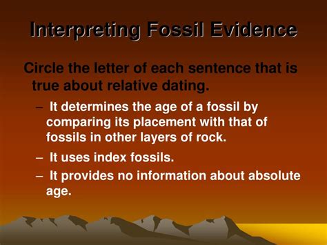 PPT The Fossil Record PowerPoint Presentation ID