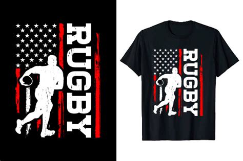 Vintage Rugby Player T Shirt Design Graphic By Teeexpert · Creative