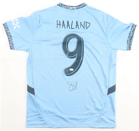 Erling Haaland Signed Puma Manchester City Authentic Jersey Jsa