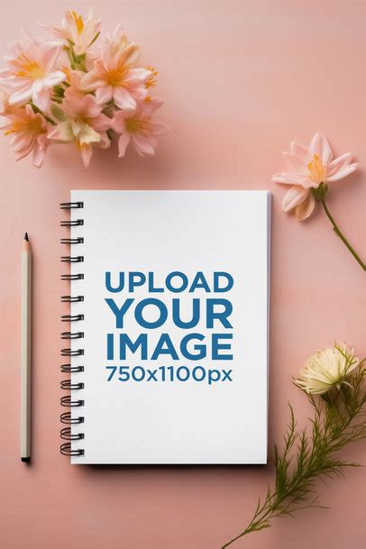Notebook Mockups Customizable Notebook Mockups