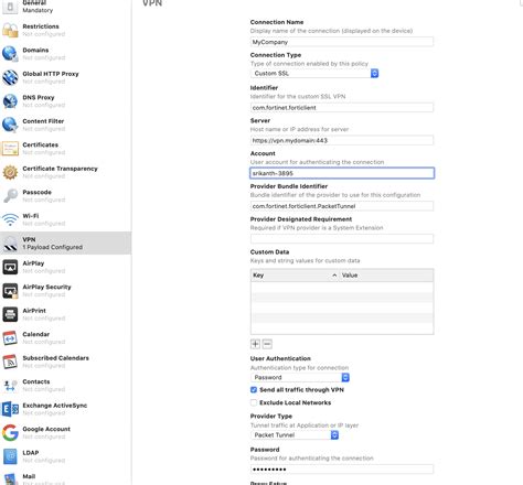 Setup Fortinet Forticlient Vpn Through Mdm Zero Touch Deployment R