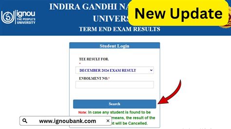 Ignou Exam Result December 2024 How To Check Revaluation And