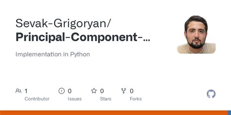 Github Sevak Grigoryanprincipal Component Analysis Pca Implementation In Python