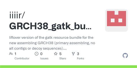 Github Iiiirgrch38gatkbundle Liftover Version Of The Gatk Resource Bundle For The New