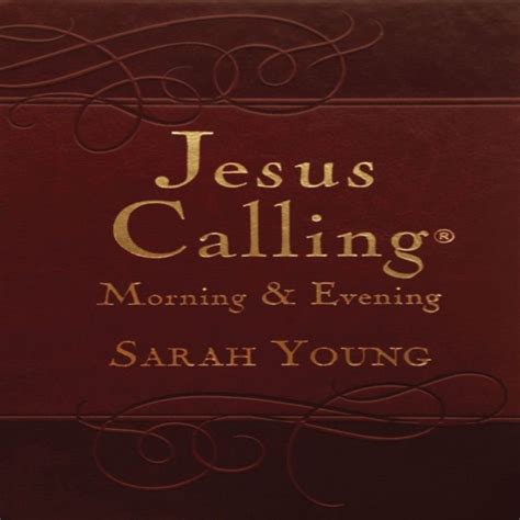 Books Jesus Calling Morning And Evening Brown Leathersoft Hardcover