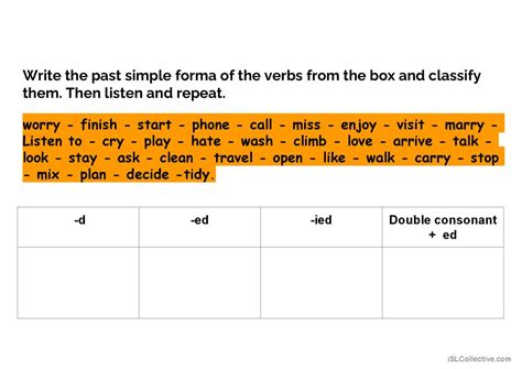 Past Simple Presentation General Gra English Esl Powerpoints