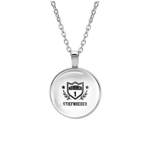 Ketting Glas Nummer 1 Stiefmoeder Bol