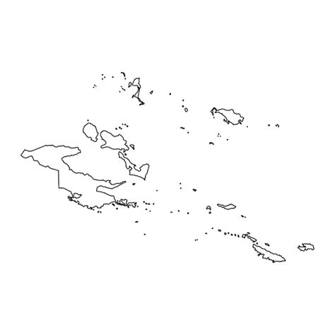 Premium Vector Milne Bay Province Map Administrative Division Of
