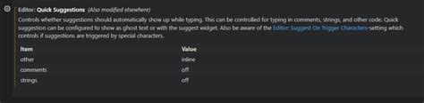 VS Code autocomplete swapping between two options, when quick suggestions set to inline. Is ...