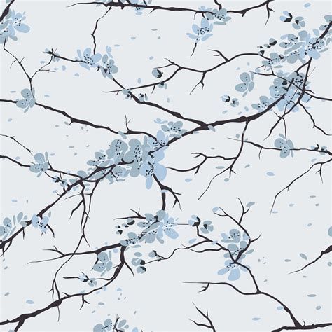 Blue Sakura Wallpapers Wallpaper Cave