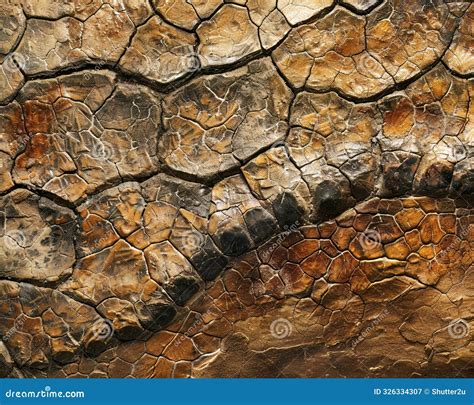 Dinosaur Skin Texture Seamless Pattern Vector