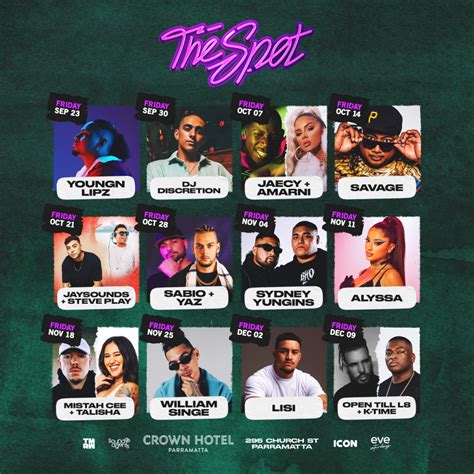 The Spot Parramatta X Drip Splash Every Friday Night Drip Splash