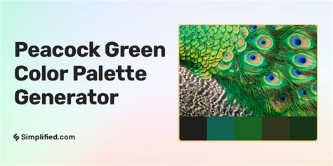 What Is Peacock Green Color