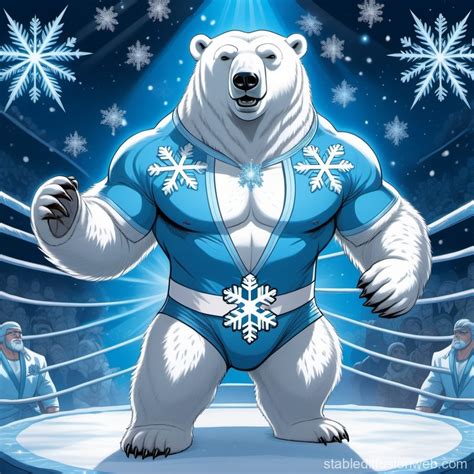 Anthro Polar Bear Boxing