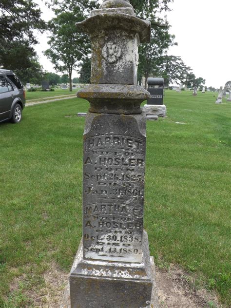 Martha Elizabeth May Hosler 1838 1880 Find A Grave Memorial
