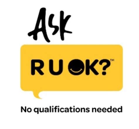 R U Ok Is Such A Simple But Meaningful Question People Are Most Often