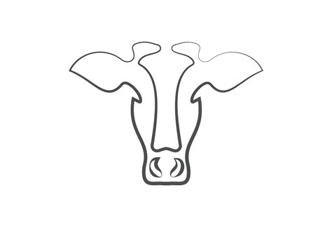 Creative Cow Head Logo Design Vector Design Template 17066874 Vector