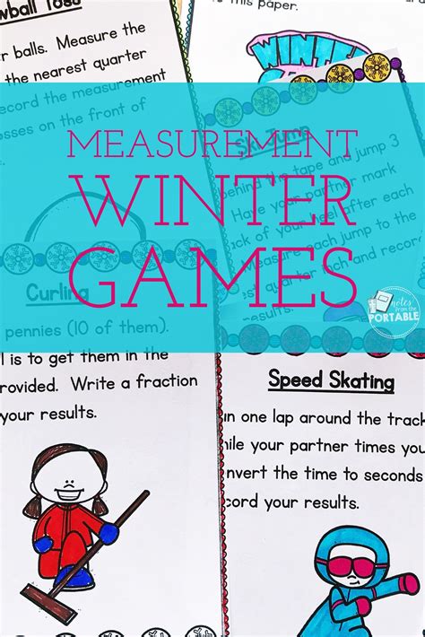 Winter Game Fun Measurement Math Center Games Artofit