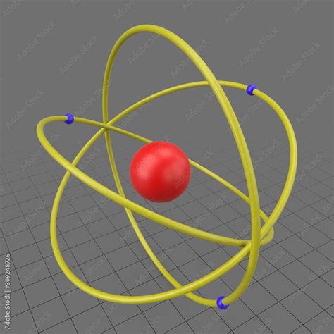 Atom 3d Model