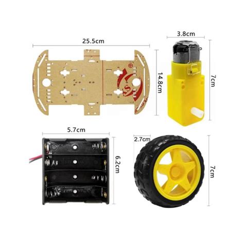 Kit Para Robot Arduino 4 Ruedas Precio Guatemala Kemik