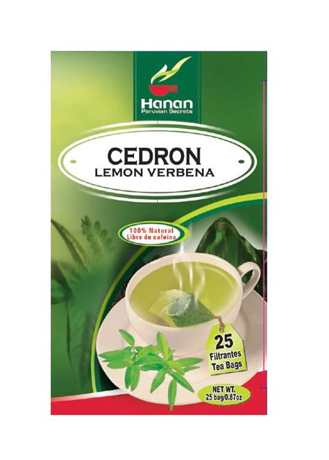 Lemon Verbena Herbal Tea Cedron 25 Teabags
