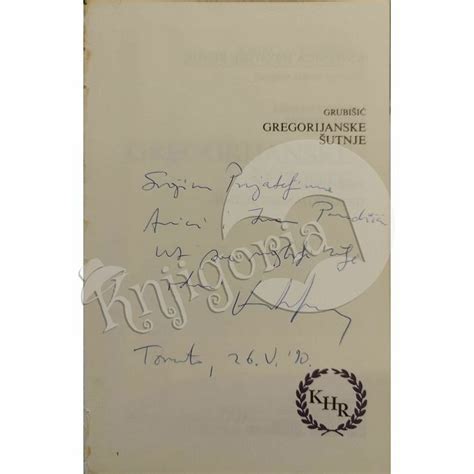 Gregorijanske šutnje Vinko Grubišić