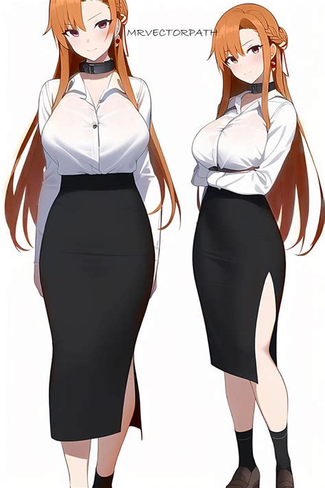 Asuna From Sao Boss Lady By Mrvectorpath On Deviantart