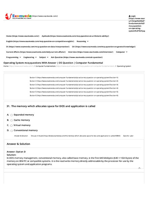 Mcq Questions With Answer Question Computer Fundamental Page 4