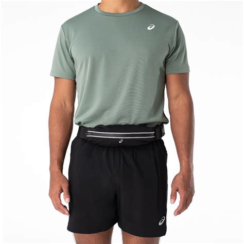 Asics Slim Waist Unisex Pouch In Performance Black Shopee Malaysia