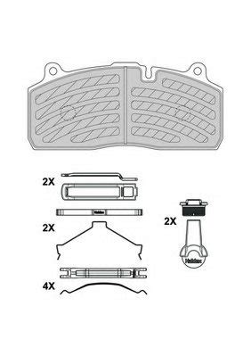 3057009600saf 3057009600 Brake Pad Set Disc Brake For Saf