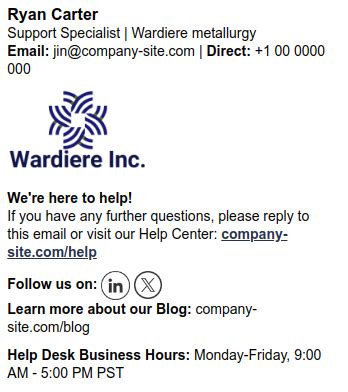 Adding Office Hours In The Email Signature For Better Productivity