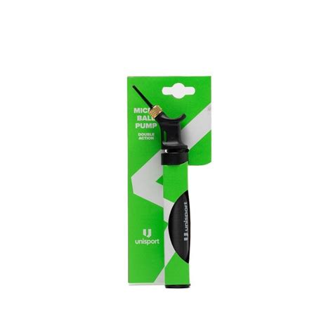 Unisport Micro Pompe Pour Ballon Double Action Noir