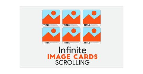 Want To Create A Endless Image Feed Check Out This Infinite Image
