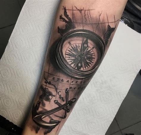 Tatuagem De Bússola 70 Imagens Para Se Apaixonar