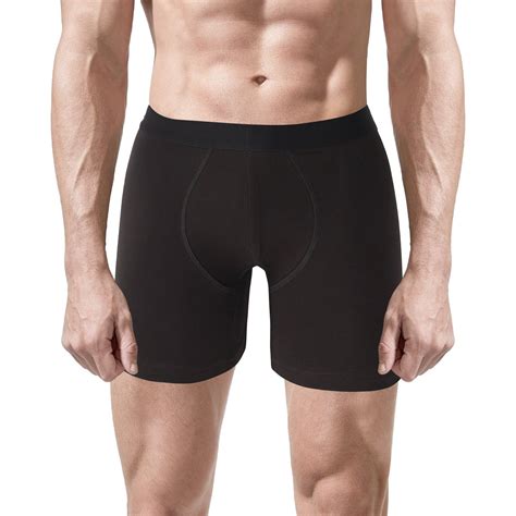 Pack Of 5 Black Mens Boxer Shorts 95 Cotton Trunks Comfort Fit Mens