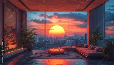 Animated Virtual Backgrounds Stream Overlay Loop Interior Cozy