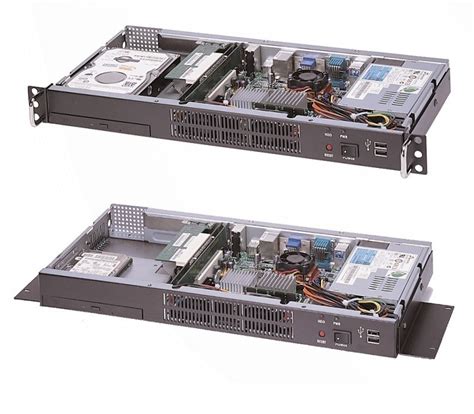 Aicsys Nds 102m 1u Mini Itx Barebones Chassis For Digital Signage