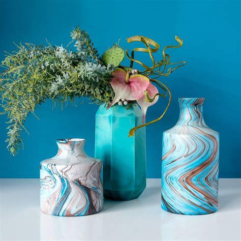 Aqua Glass Vase Rfd