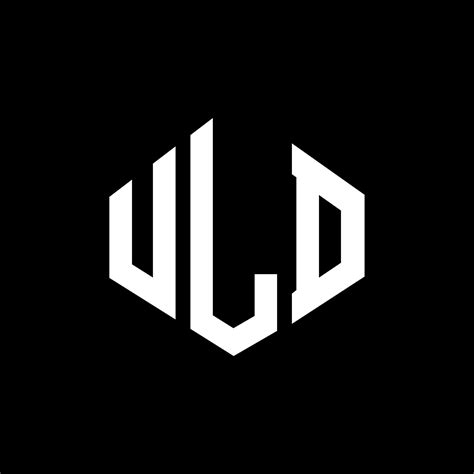 Uld Letter Logo Design With Polygon Shape Uld Polygon And Cube Shape