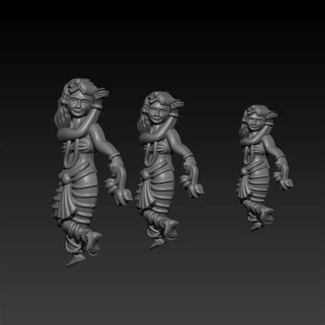 Dancing Sakhi With Phool 3d Model Using Jewlery Designer Cad Wala