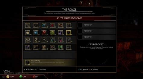 Mortal Kombat 11 Krypt Recipes How To Make Items At The Forge
