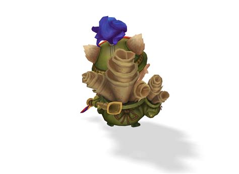 Stl File Teemo League Of Legends 3d Print Model 🧸 ・3d Printer Design To
