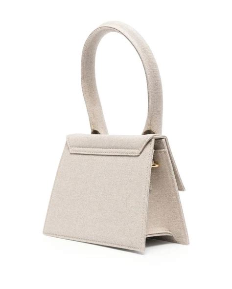 Jacquemus Le Chiquito Moyen Leather Handbag In White Lyst