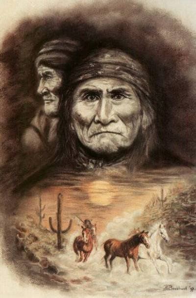 Géronimo Geronimo Drawing Apache Chiefs Geronimo Portrait