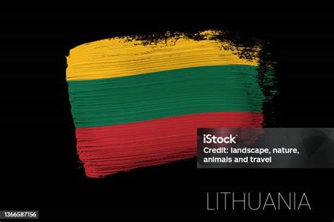 그런지 브러쉬 스트로크와 이탈리아 국기 이탈리아의 수채화 플래그 기호 포스터 국기의 배너 스타일 수채화 도면 검은색에 대한 스톡 벡터 아트 및 기타 이미지 Istock