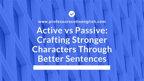 Active Vs Passive Crafting Stronger Characters Through Better