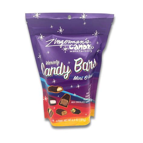 Zingermans Candy Bars Variety Pack Mini Candy Bar Pack Zzang