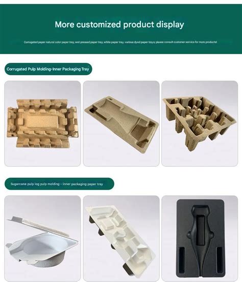 Custom Pulp Molded Paper Separator Tray Anti Tilt Drum Separator Roll