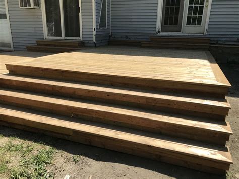 Pressure Treated Deck In Osgoode Jack Built Ottawa Deck Builder And Basement Renovations
