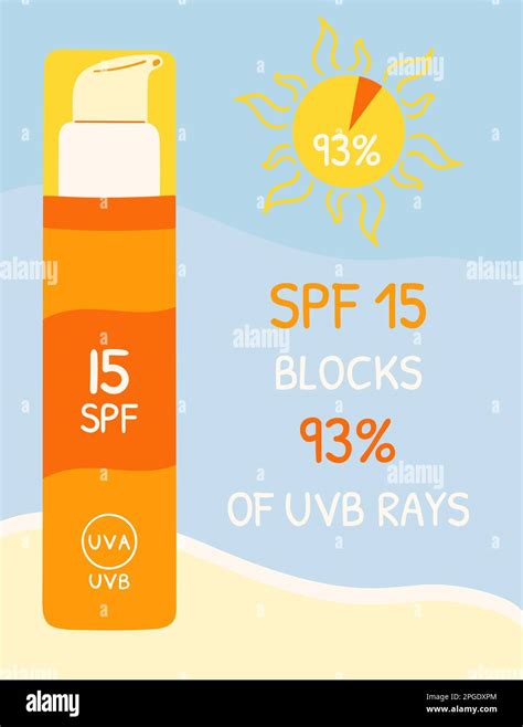 Sunscreen Bottles With Spf 15 That Blocks Uvb Rays Sunscreen